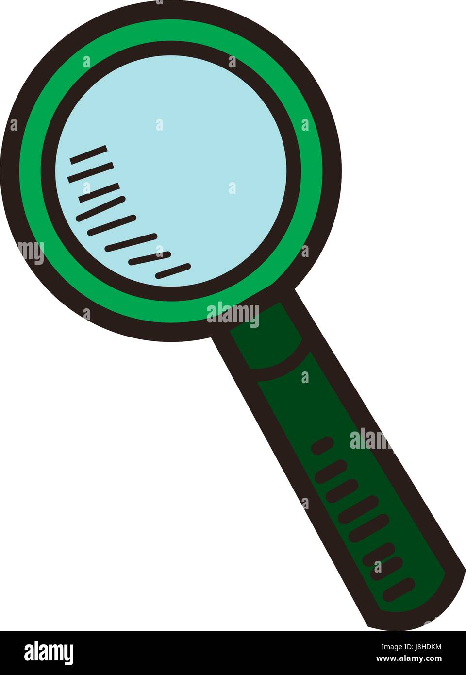 Search detect magnifying glass Stock Vector Images - Alamy