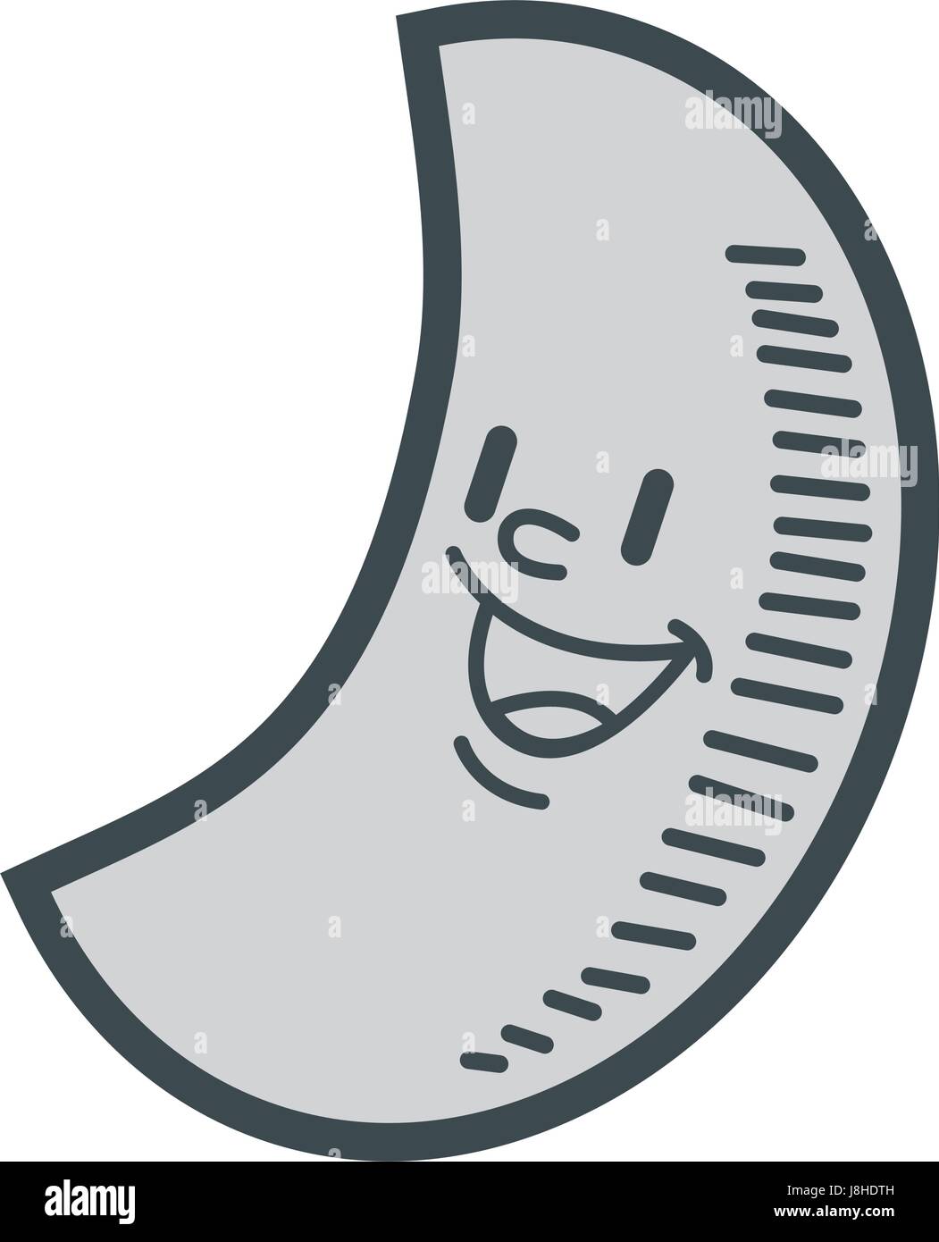 Smiling moon face Stock Vector Images - Alamy