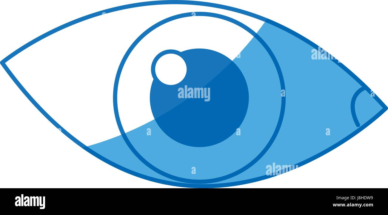 cartoon eye human vision look watch icon Stock Vector Image & Art - Alamy