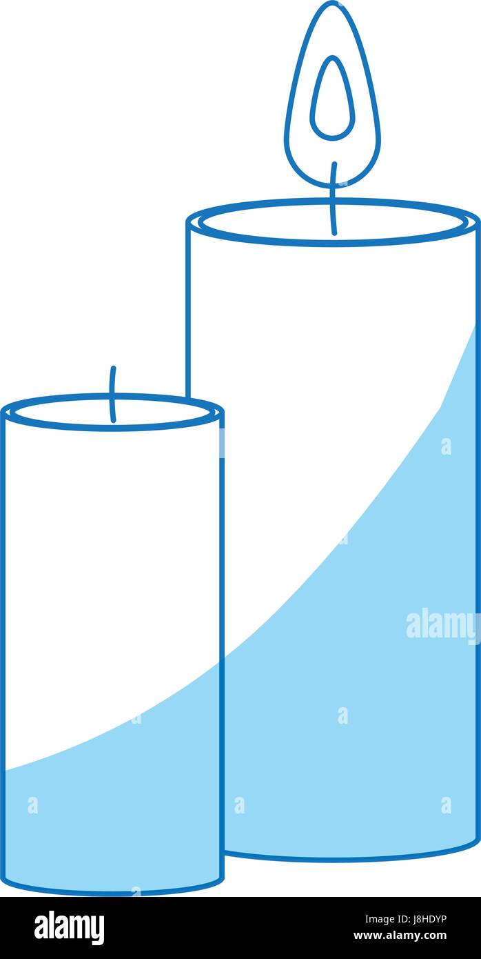 Merry christmas candles bow Stock Vector Images - Alamy