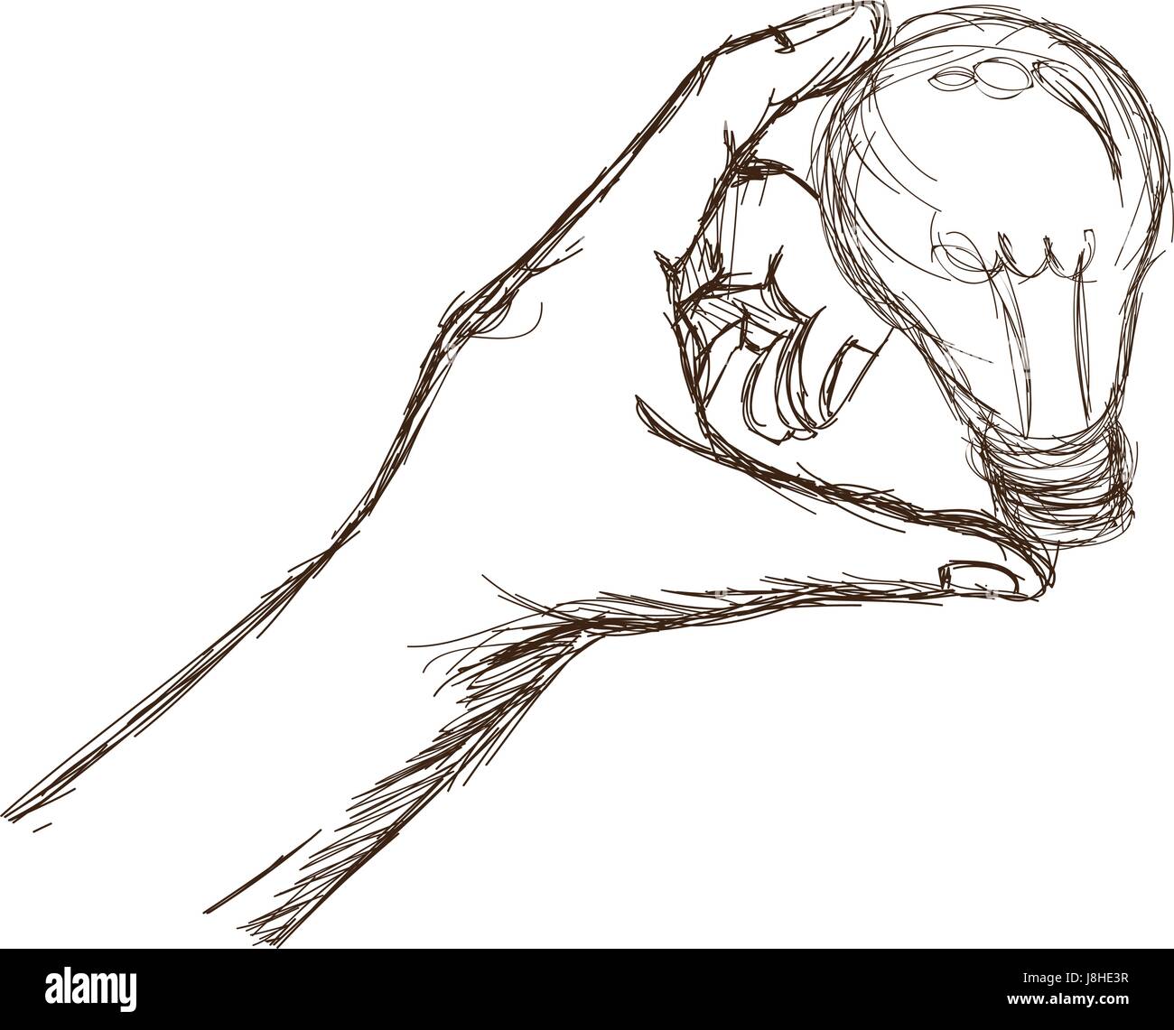 engraved hand holding bulb light image Stock Vector Image & Art - Alamy engraved hand holding bulb light image Stock Vector Image & Art - Alamy