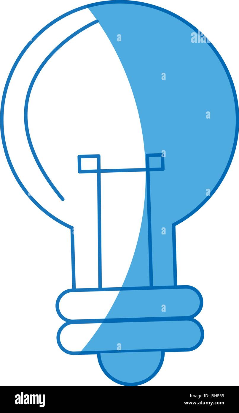 cartoon bulb light creativity illumination Stock Vector Image & Art - Alamy