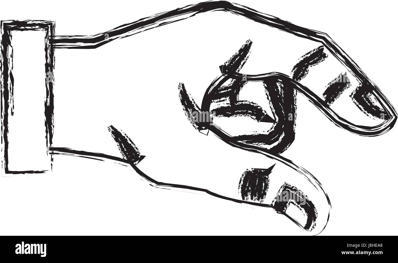 sketch hand man business gesture icon Stock Vector Image & Art - Alamy