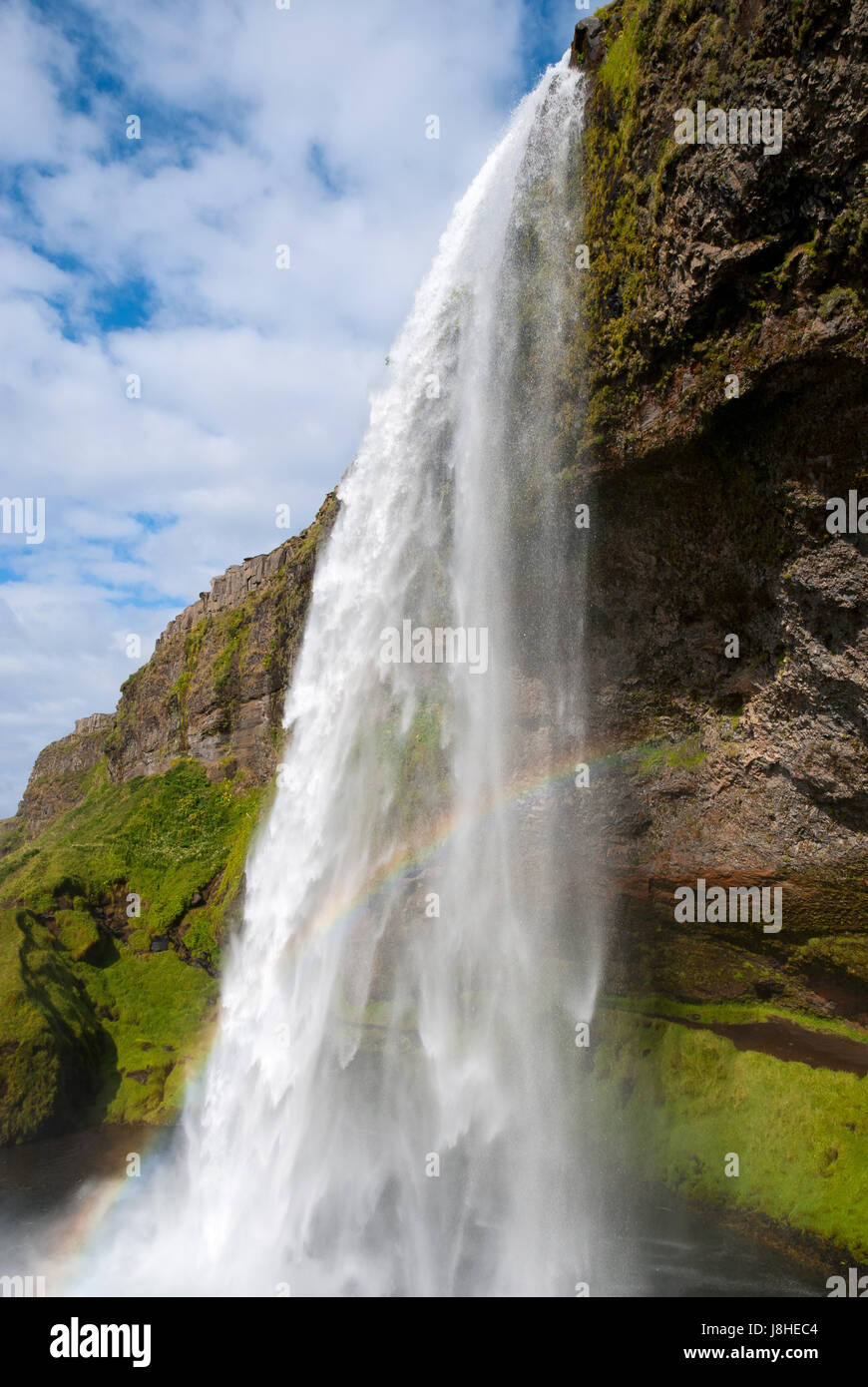 environment, enviroment, waterfall, iceland, landscape, scenery ...