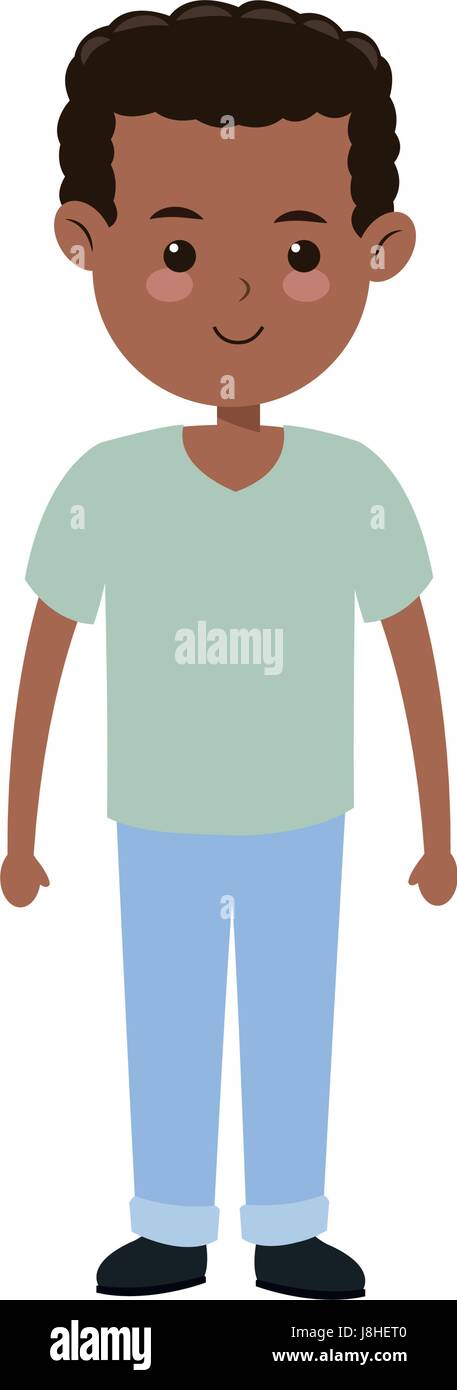 cartoon boy kid son family image Stock Vector Image & Art - Alamy