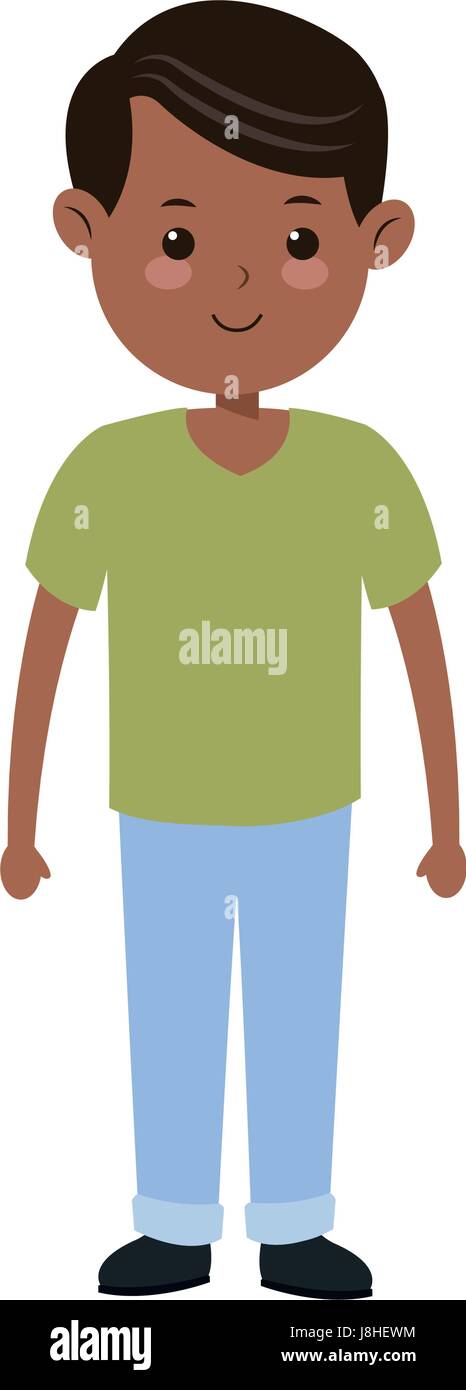 cartoon boy kid son family image Stock Vector Image & Art - Alamy