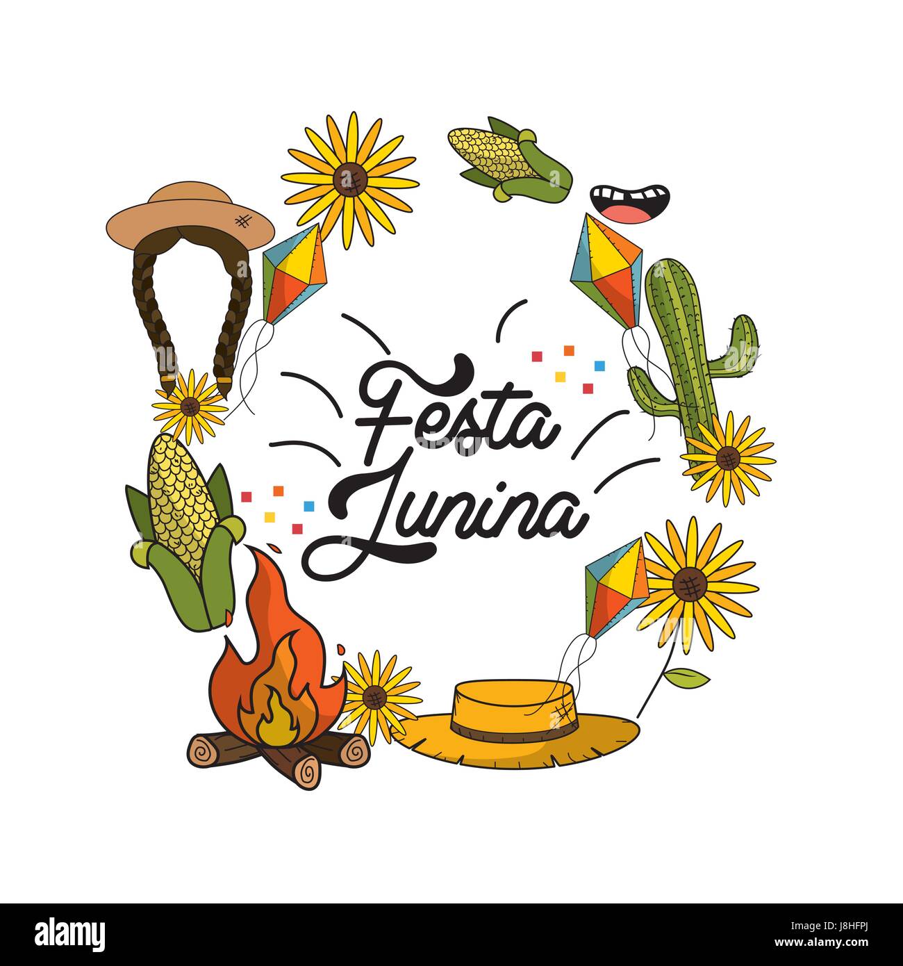Brazilian june festival Cut Out Stock Images & Pictures - Alamy