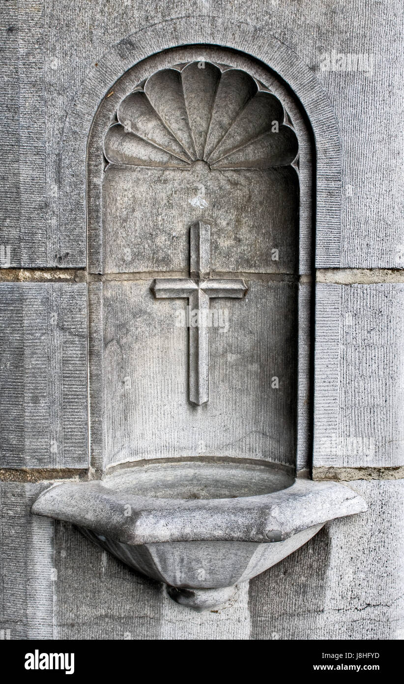 Holy water cup and cross hi-res stock photography and images - Alamy