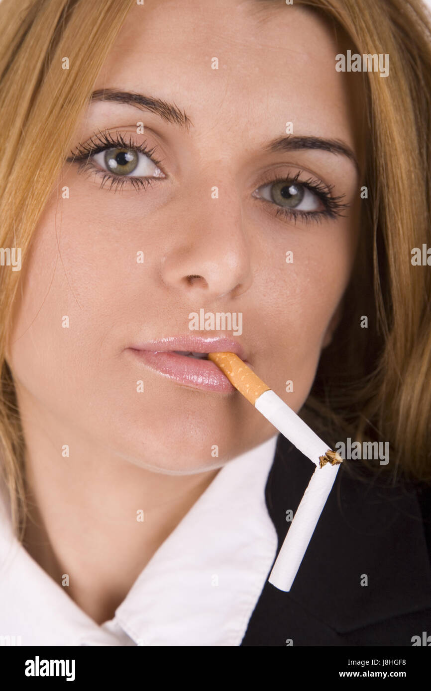 woman, cigarette, portrait, lust, addiction, tendency, broken, addicted ...