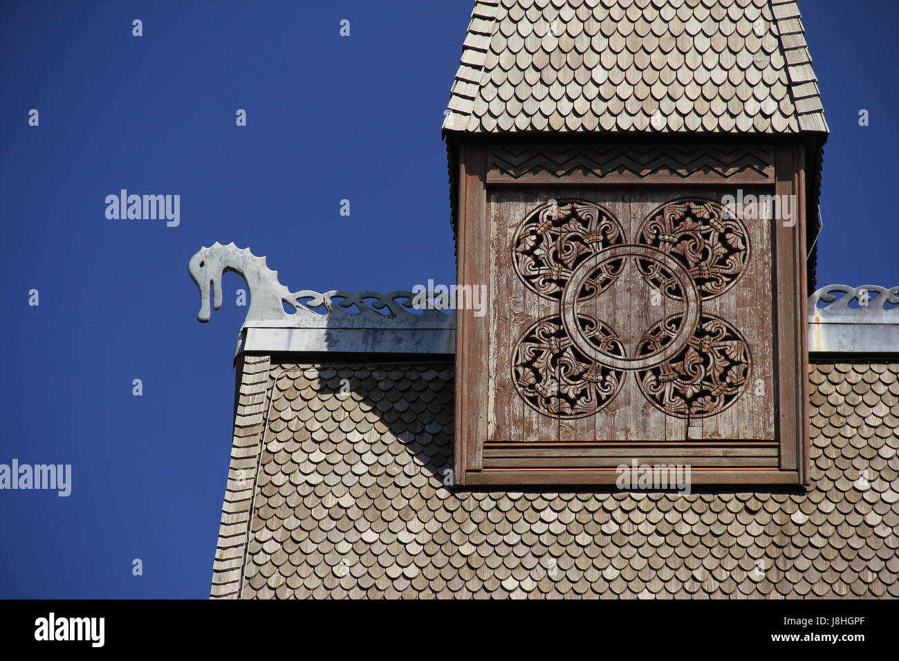 church, resin, shingle roof, blue, detail, historical, religion, belief ...
