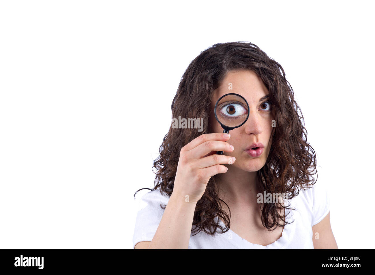 woman, face, look, glancing, see, view, looking, peeking, looking at ...