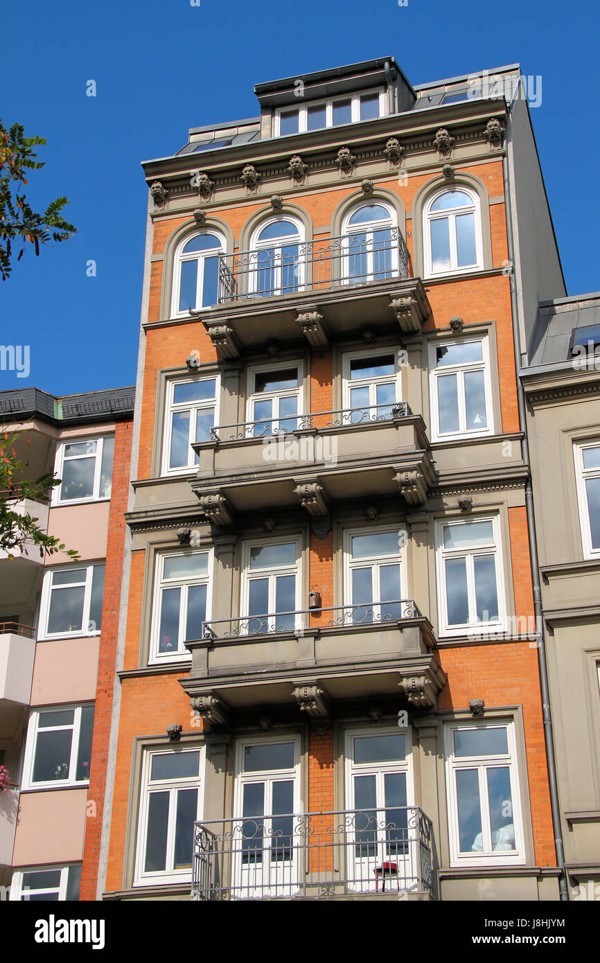 house, home, dwelling house, residential building, building, balcony ...