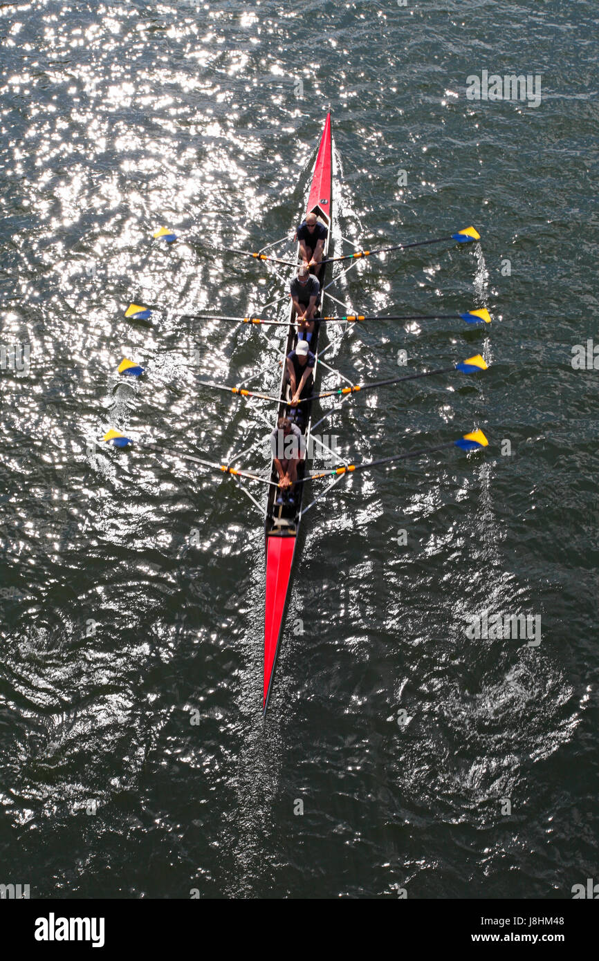 Rowing race aerial hi-res stock photography and images - Alamy