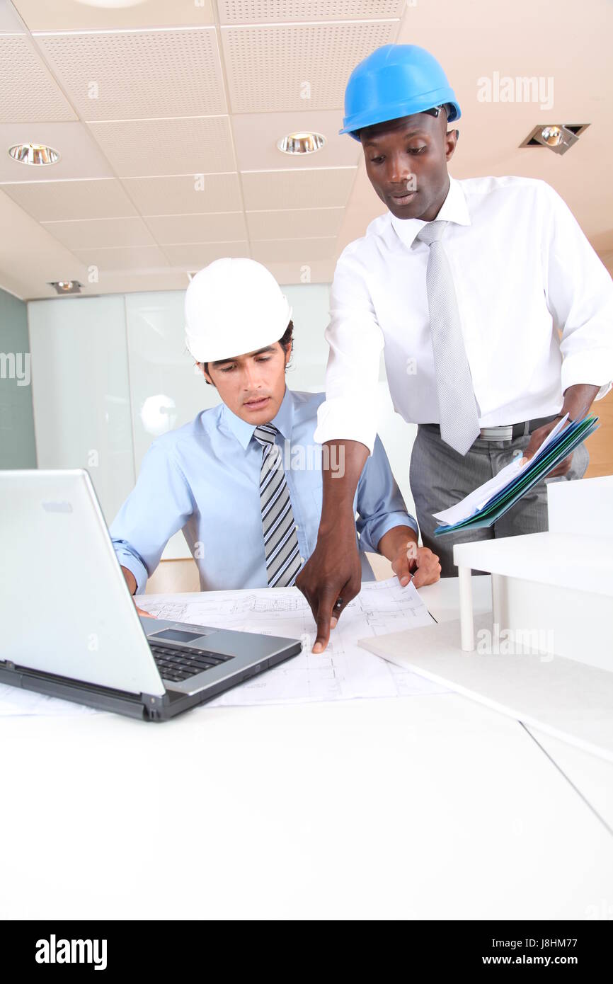 house, building, office, men, man, presentation, desk, engineering ...