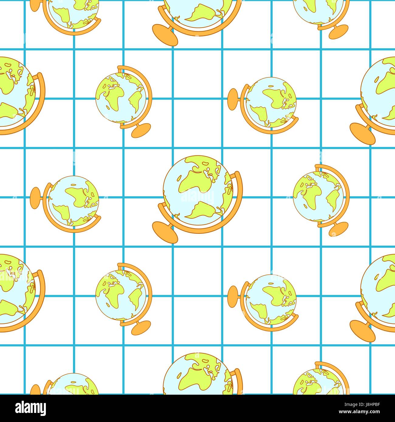 School objects vector seamless pattern Stock Vector Image & Art - Alamy