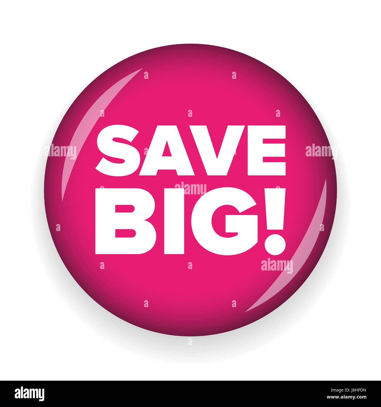 Save Big button purple Stock Vector Image & Art - Alamy