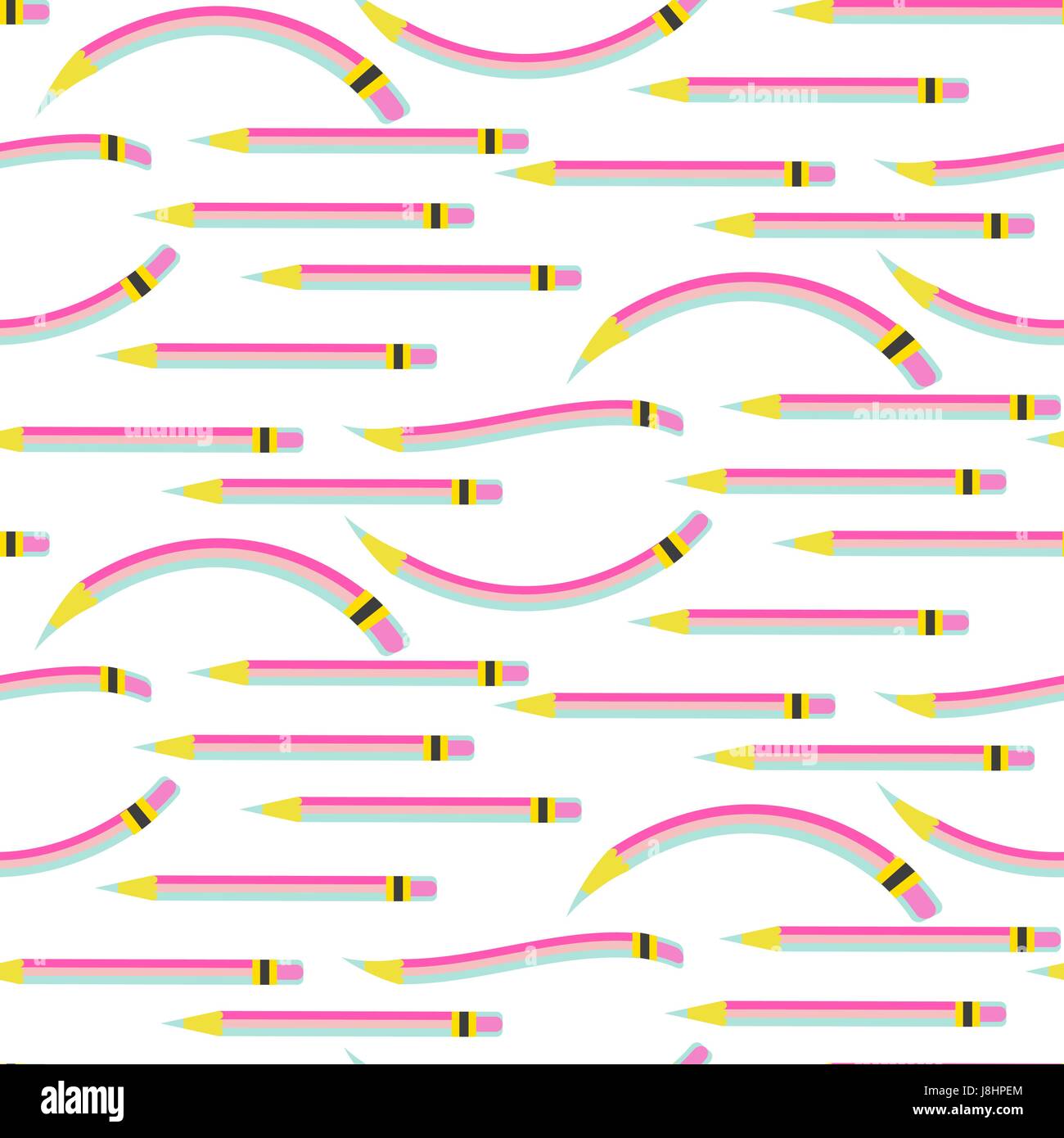 Pink pencil Stock Vector Images - Alamy