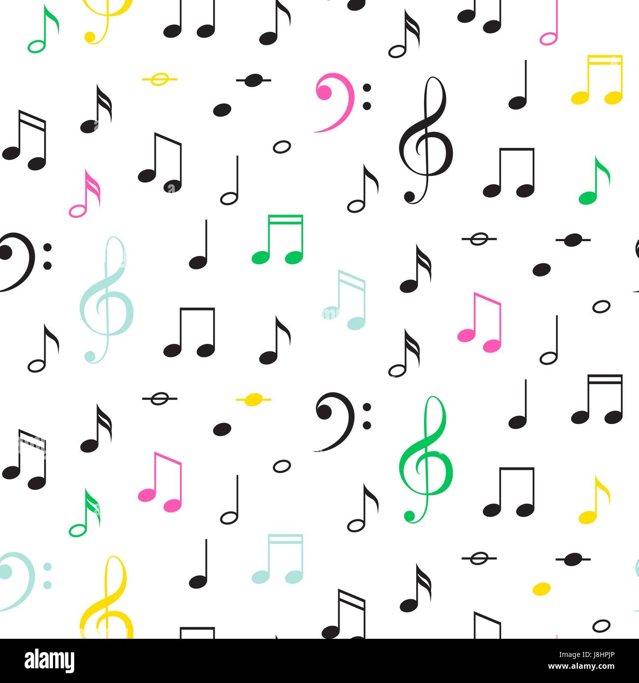 Music notes Stock Vector Images - Alamy