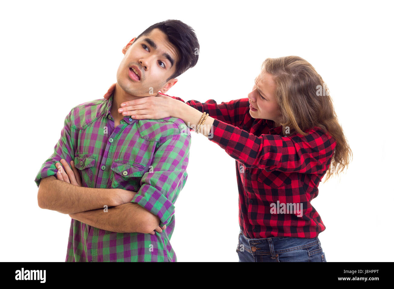Man Strangling Woman High Resolution Stock Photography and Images - Alamy