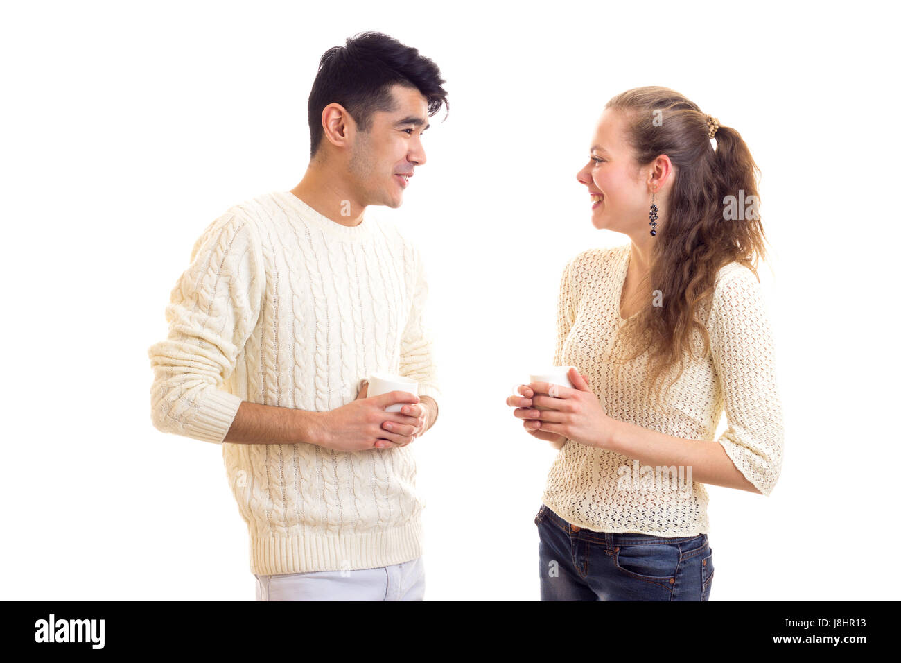 Person holding cup of coffee Cut Out Stock Images & Pictures - Alamy