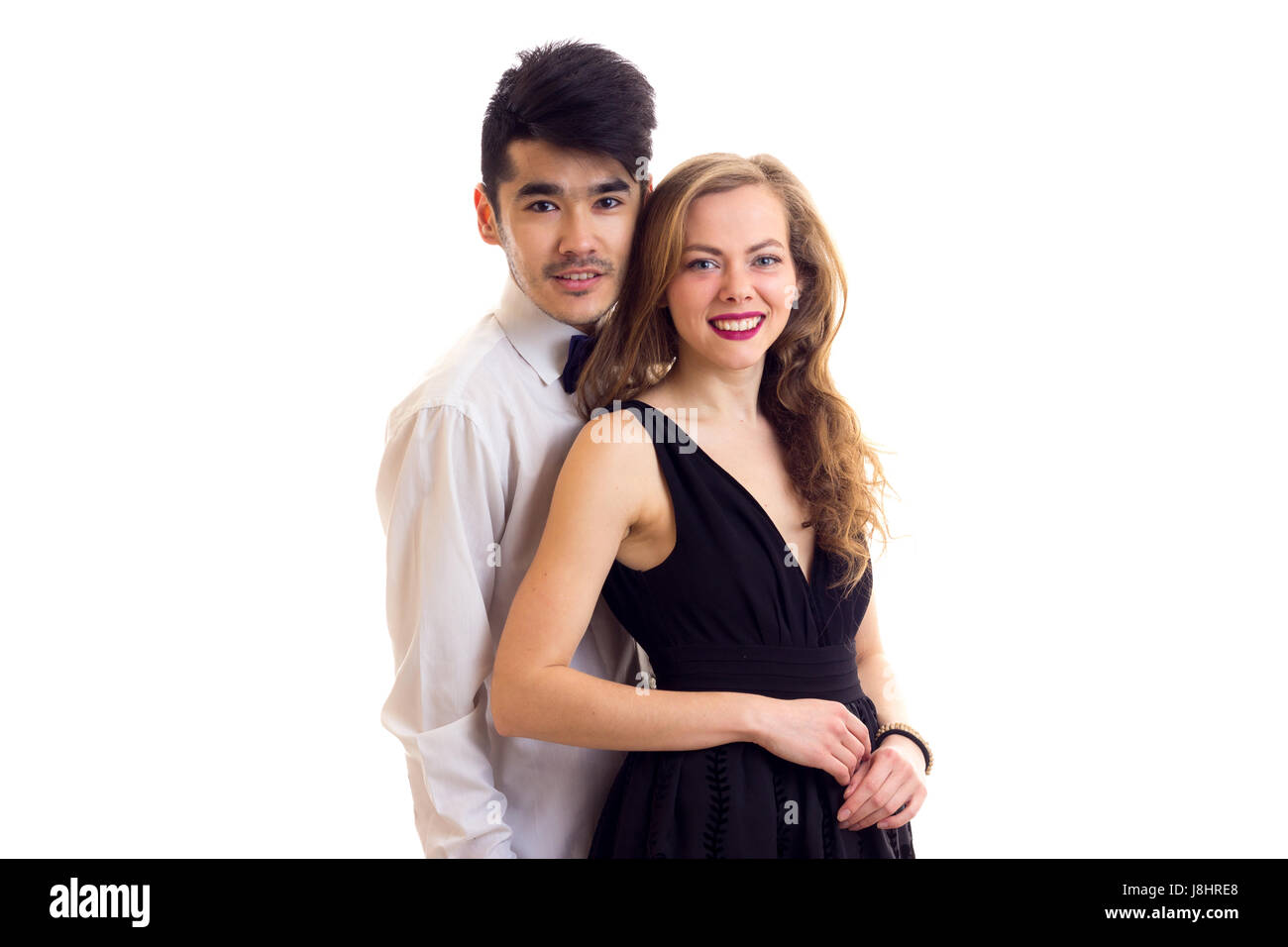Young couple in formal dresses Stock Photo - Alamy