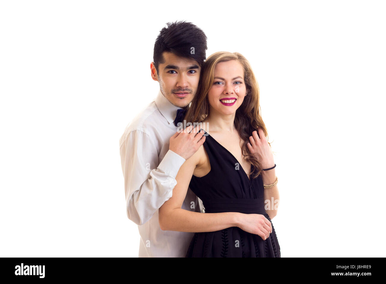 Young couple in formal dresses Stock Photo - Alamy
