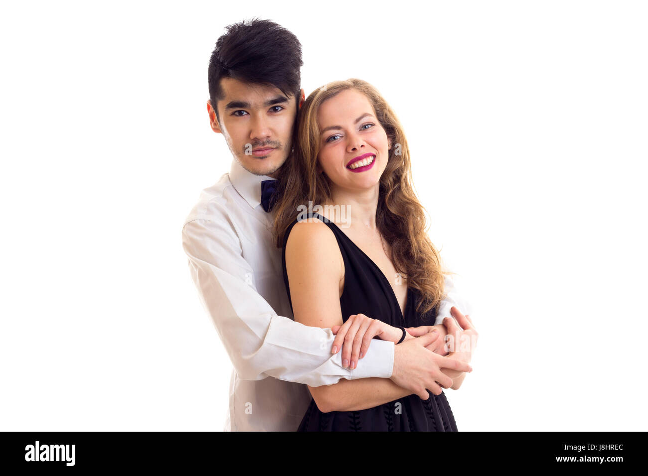 Young couple in formal dresses Stock Photo - Alamy
