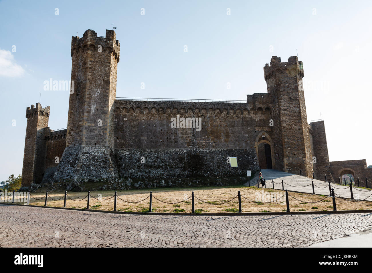 Castle of Montalcino, Tuscany, Italy - Famous Medieval Italian Fortress ...