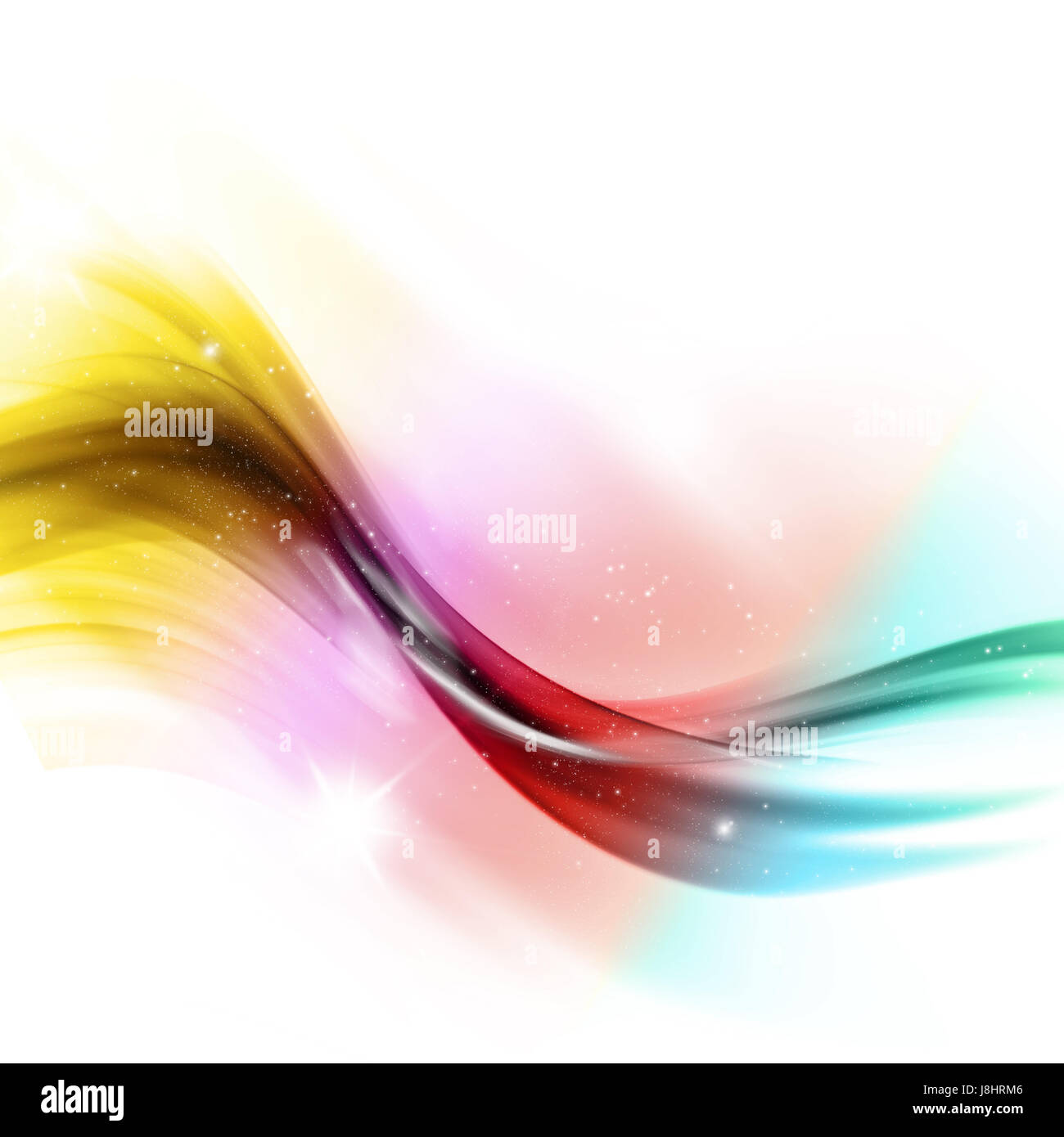 colour, flow, waves, illustration, rainbow, dynamic, abstract ...