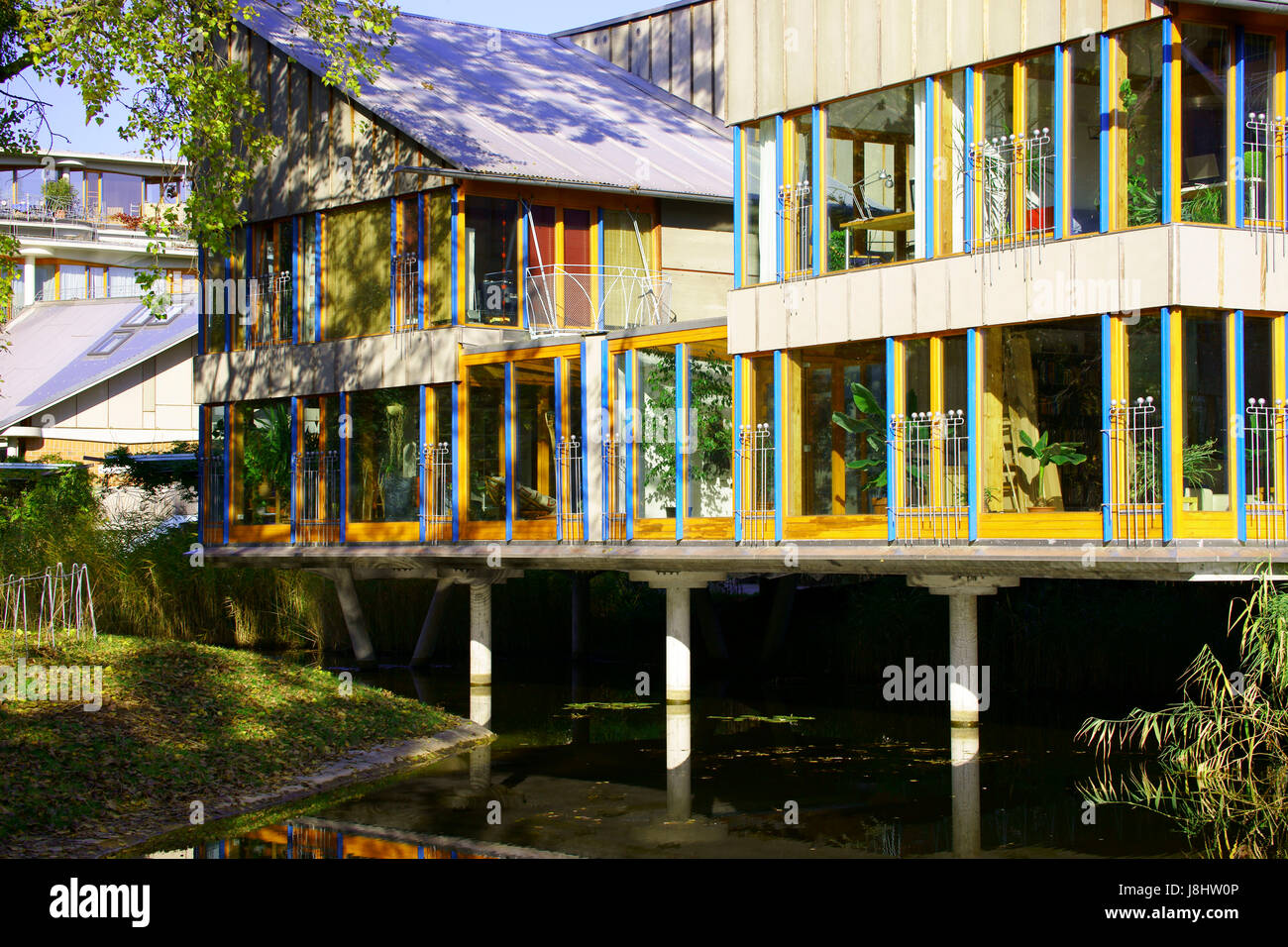 angler houses on stilts Stock Photo - Alamy