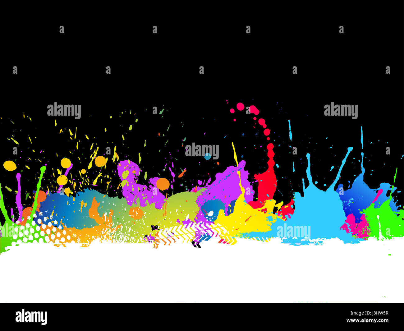 colour, drip, paint, abstract, stained, vector, stain, dripping ...