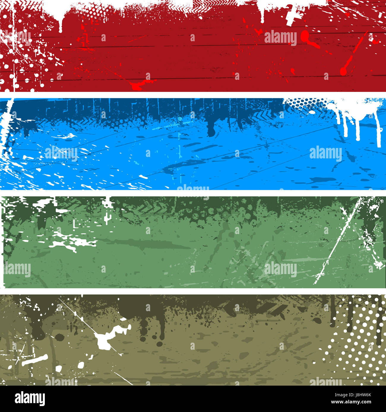 drip, banner, abstract, header, stained, panel, vector, stain, width of ...