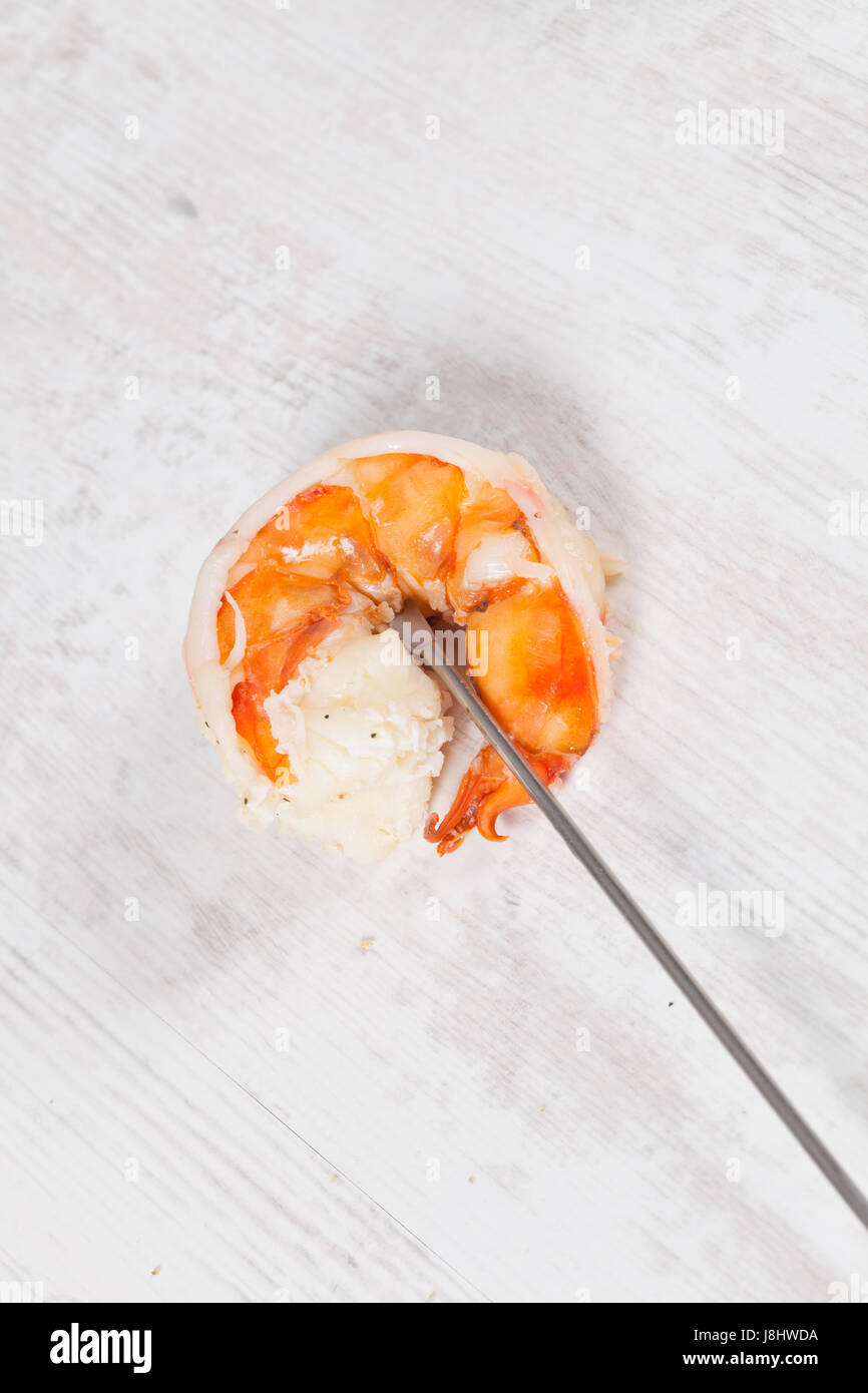 restaurant, shrimp, seafood, tails, slice, scampi, salad, restaurant ...