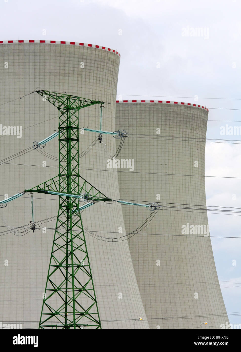 industry, cooling tower, energy, power, electricity, electric power ...