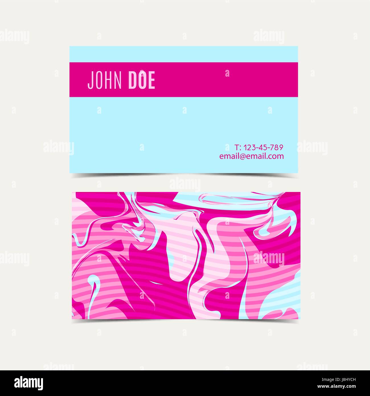 Pink business cards with a shabby chic Stock Vector Image & Art - Alamy