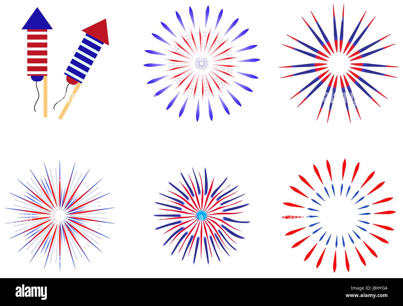 Independence Day Fireworks Clip Art