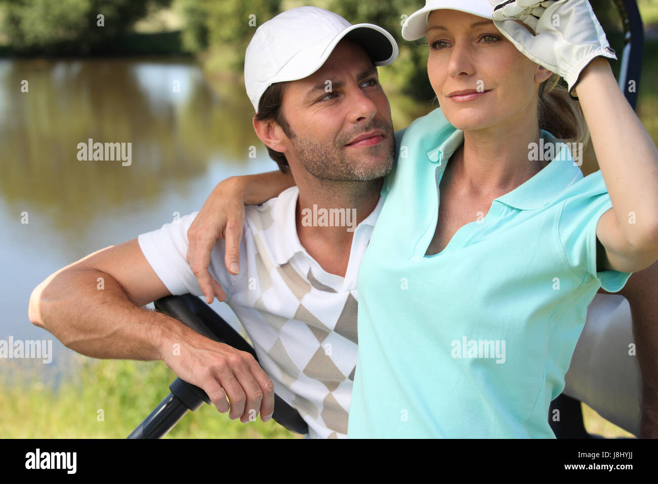 woman, female, male, masculine, golfer, wife, partner, spouse, couple ...