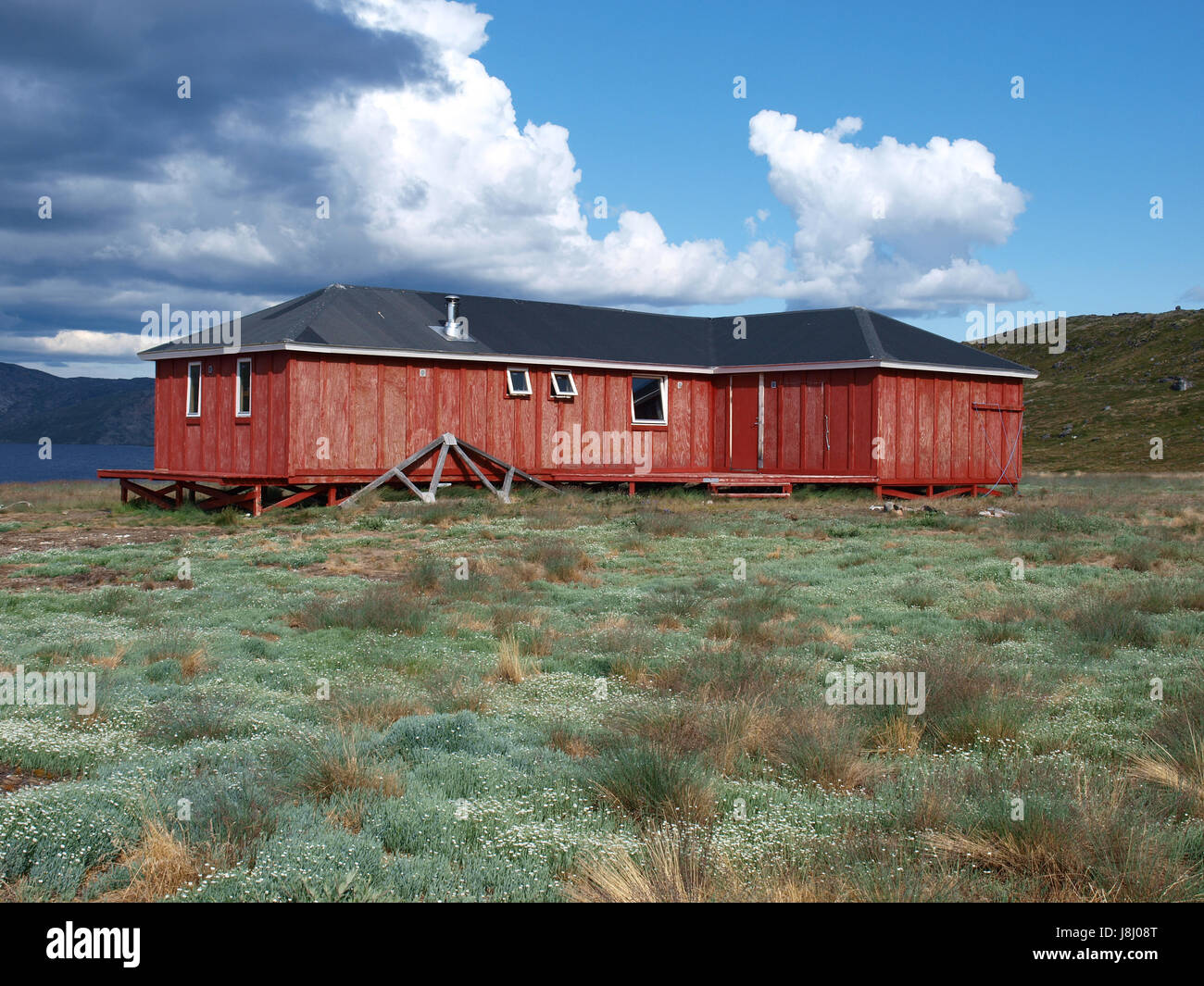 arctic, greenland, center, trail, canoe, red, hut, circle, blue, green ...