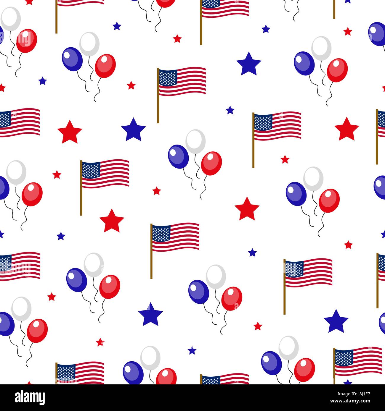 Fourth july symbols usa symbols Stock Vector Images - Alamy