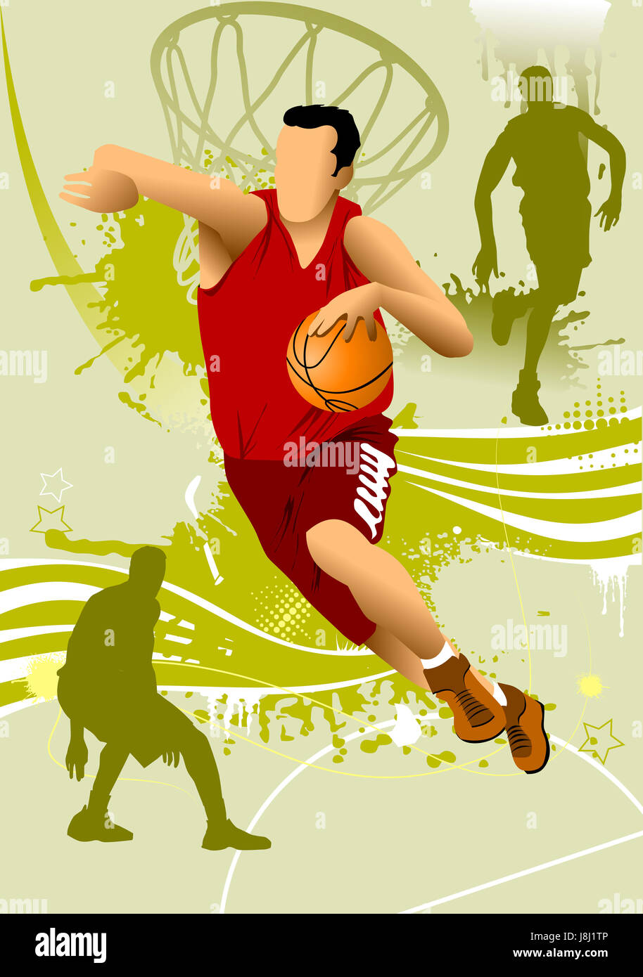 Action basketball block sports tournament hi-res stock photography and ...