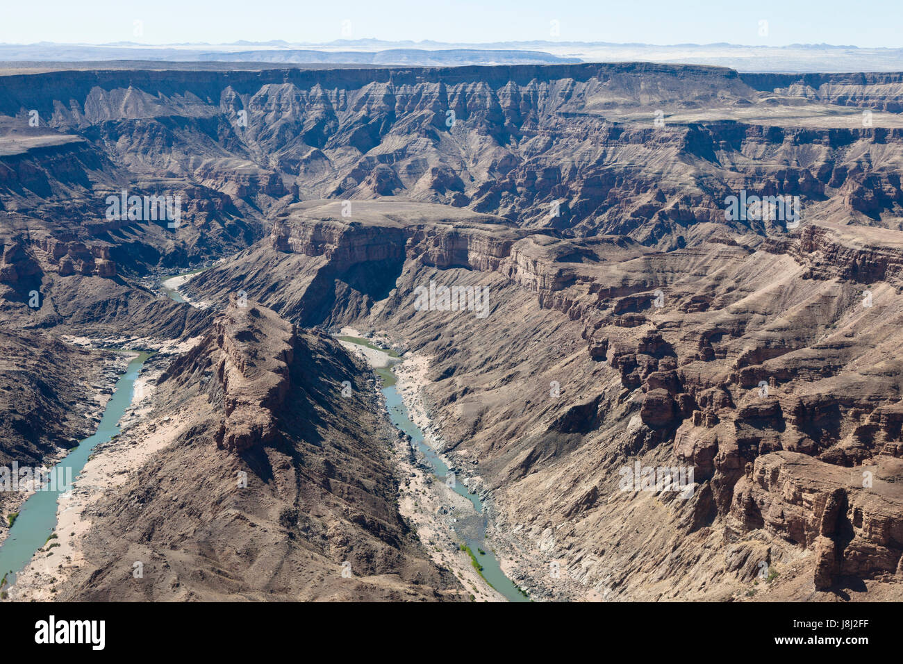 Fish river canyon namibia aerial hi-res stock photography and images ...