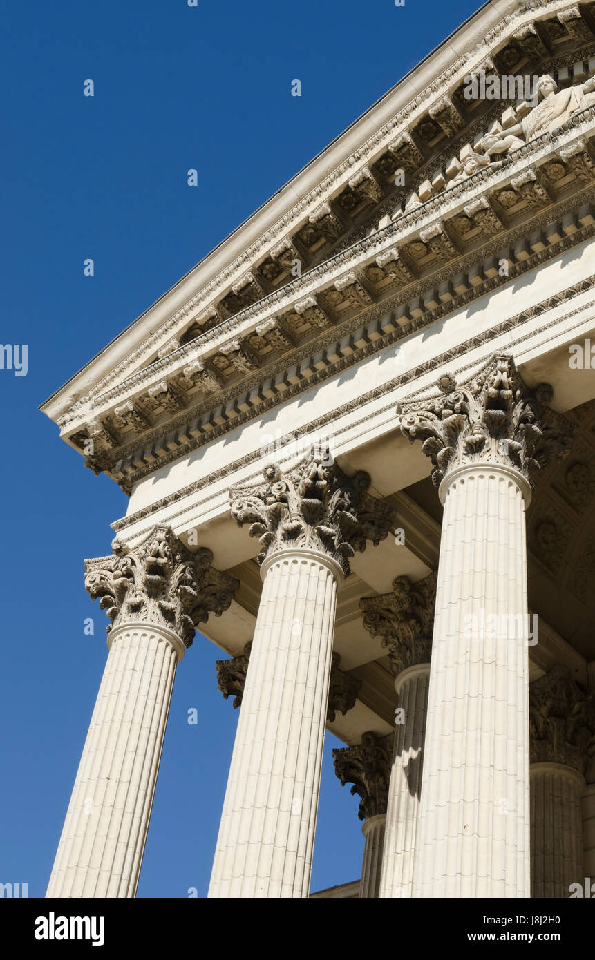 temple, columns, greece, greek, style of construction, architecture ...