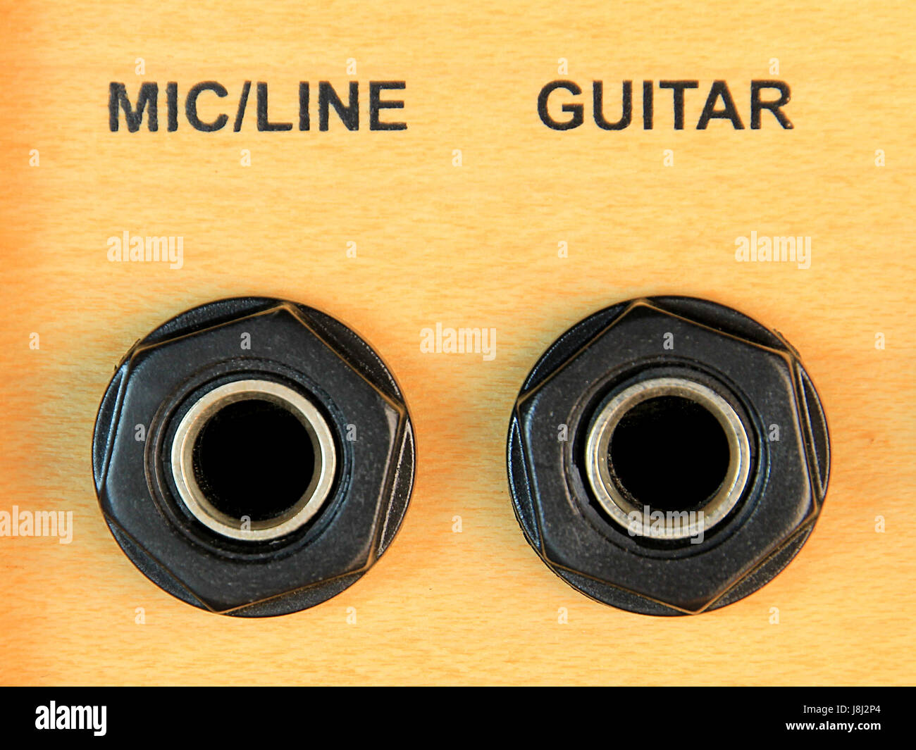 sound, input, plug, socket, sound, wood, beige, guitar, microphone ...