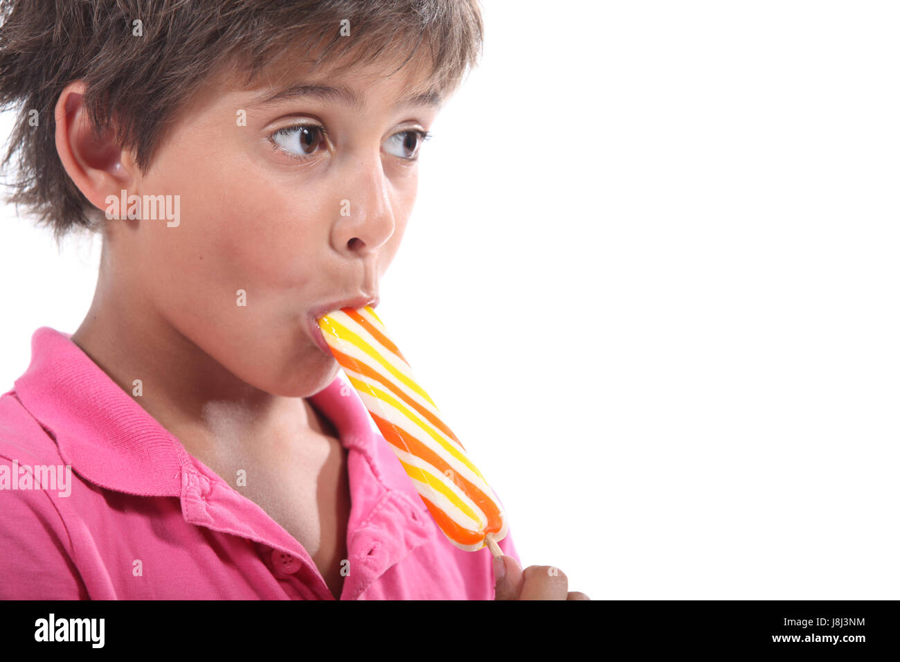 pop, sucking, boy, lad, male youngster, eating, eat, eats, yellow ...
