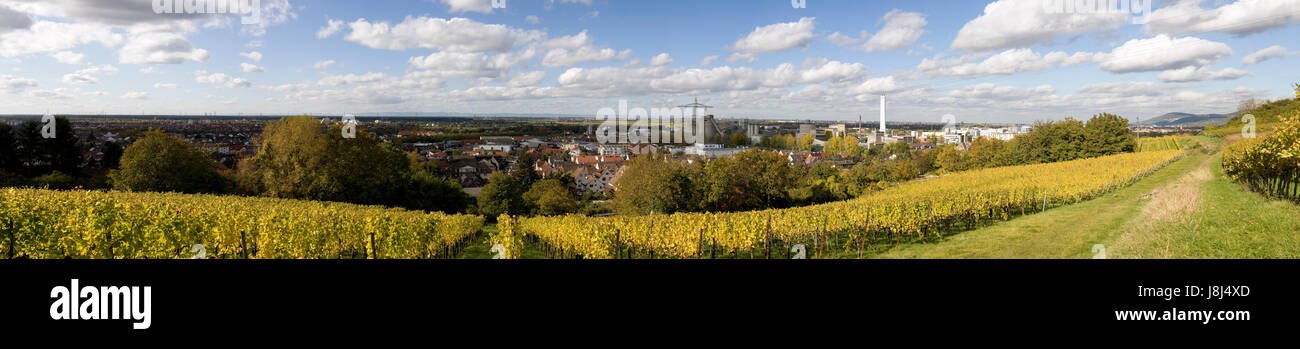 overlooking leimen near heidelberg Stock Photo - Alamy