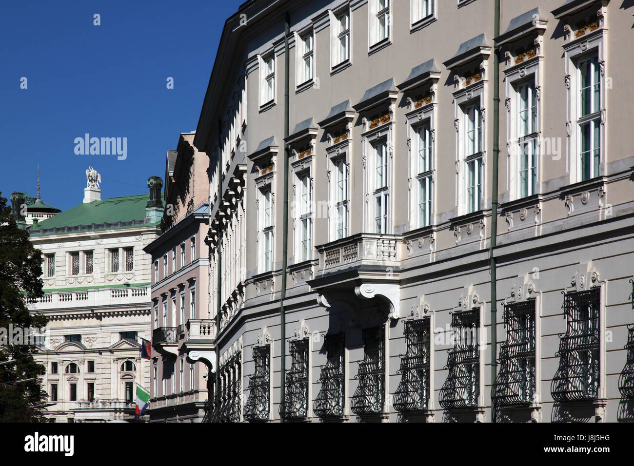 vienna, austrians, bundeskanzler, office, main building, chancellor's ...