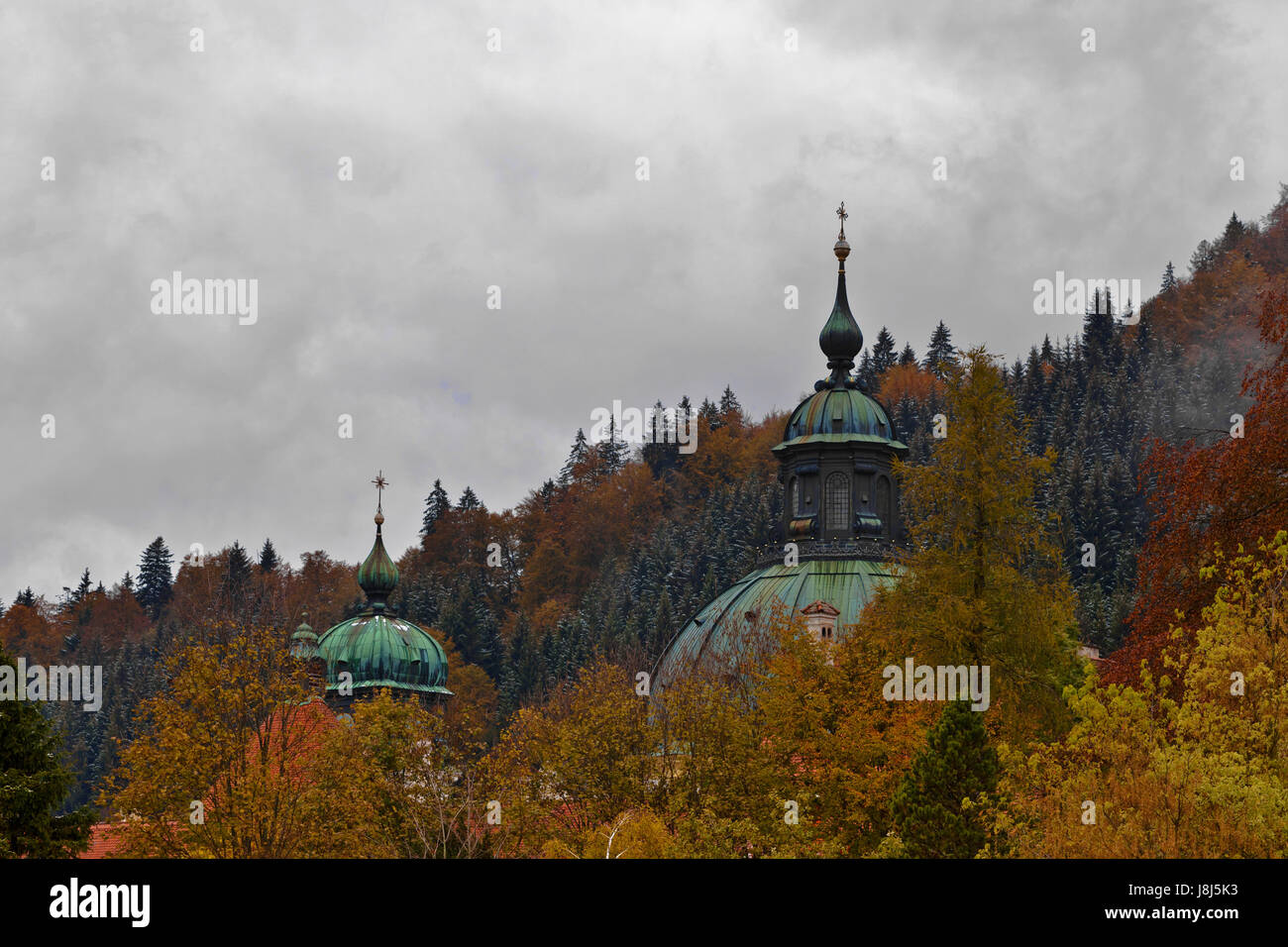 tourism, bavaria, monastery, abbey, convent, benedictine, blue, belief ...