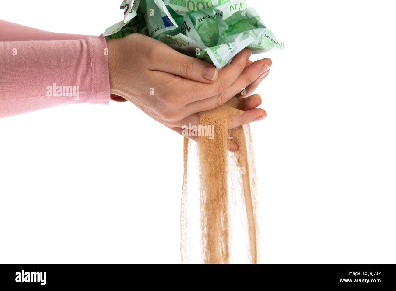 decay of money through inflation Stock Photo - Alamy