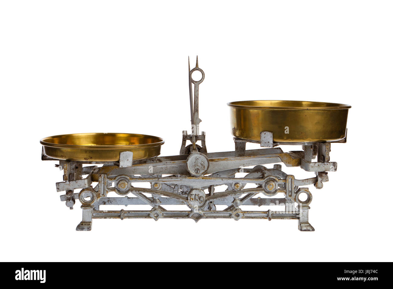 Empty scales scale scales gold empty comparison hi-res stock ...