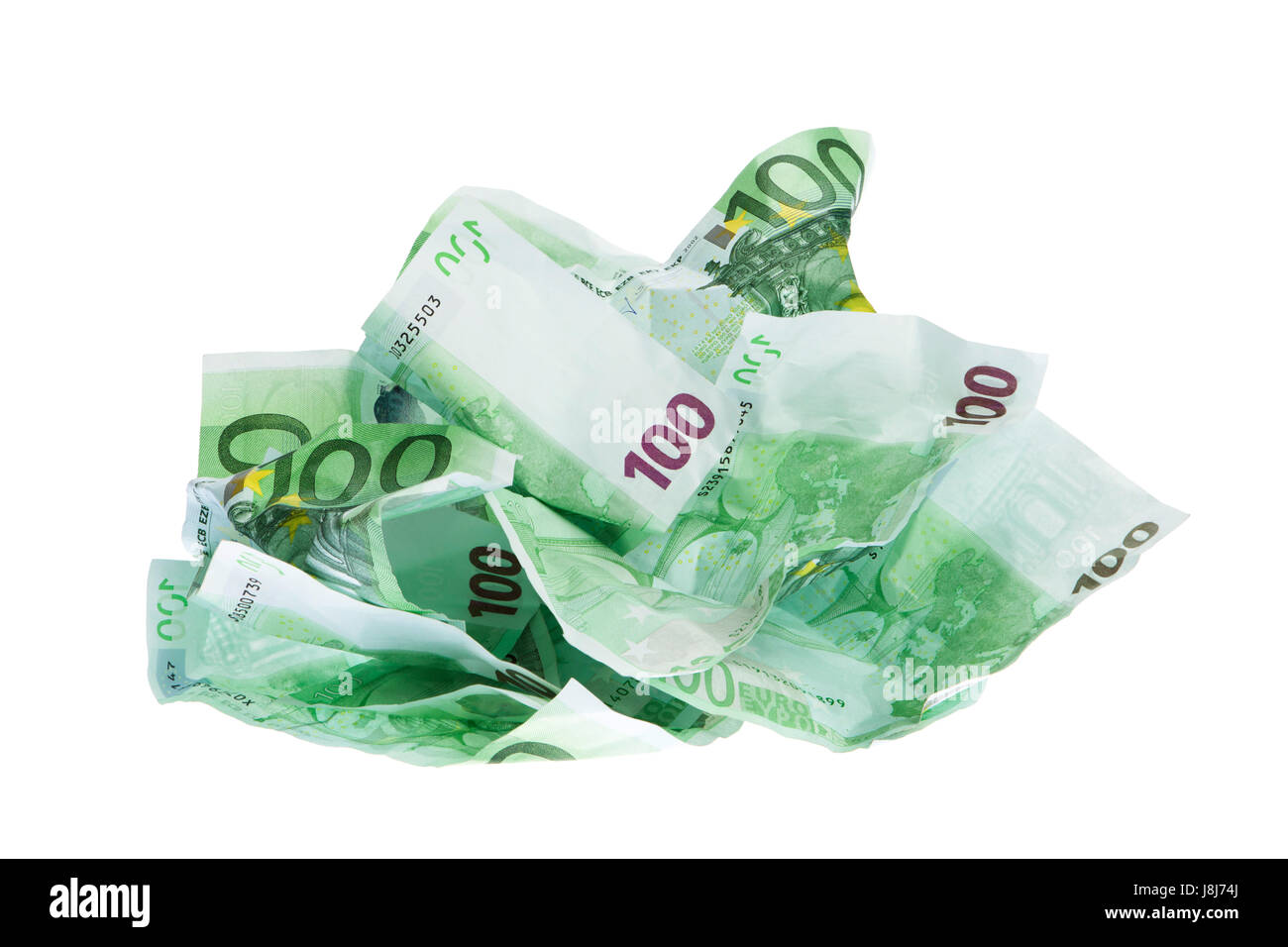 Crumpled european banknotes hi-res stock photography and images - Alamy